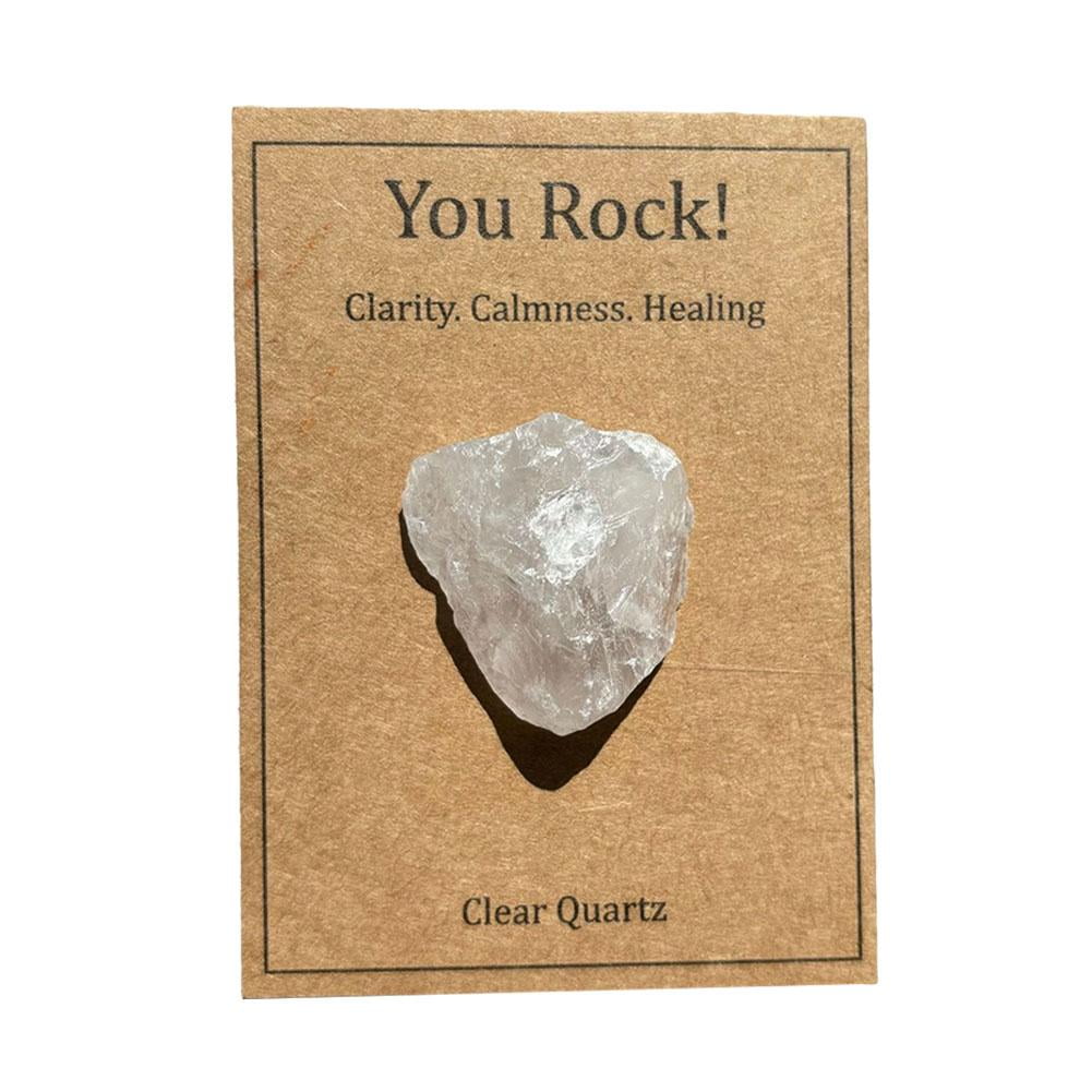Winkeabuy You Rock Thank You Card - Pocket Hug Token Bulk Natural with ...