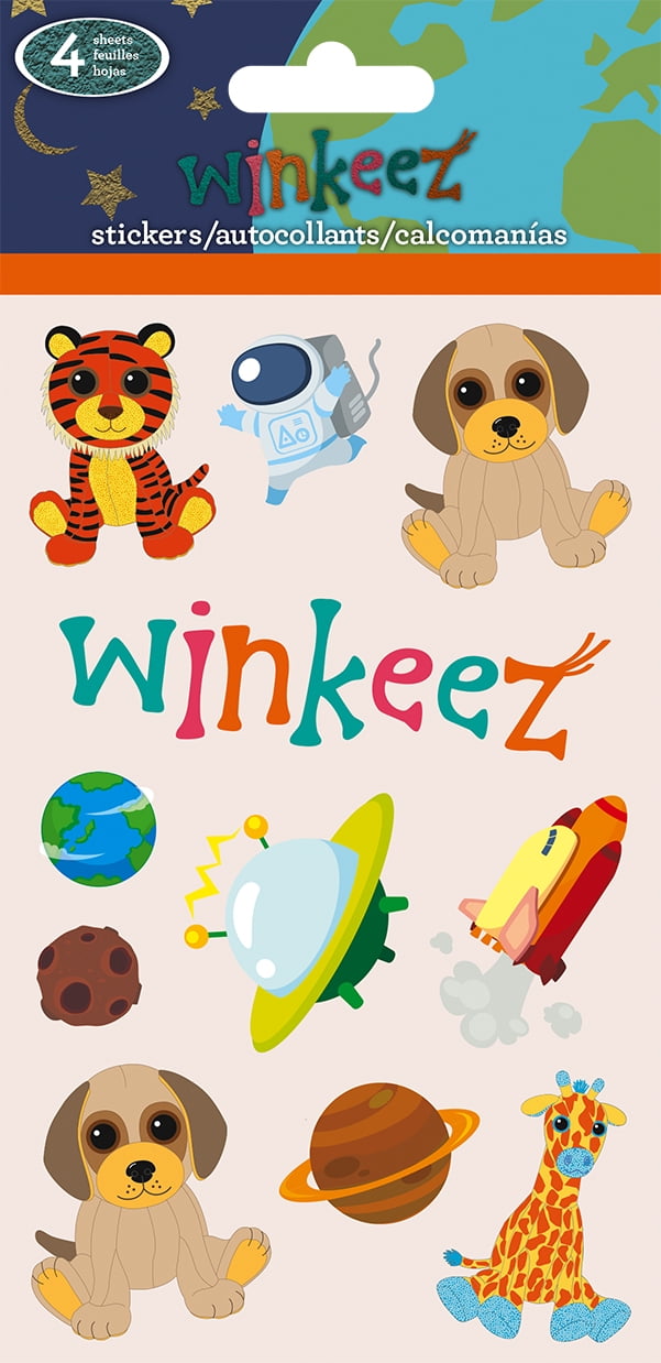 Winkeez Standard Sticker - 4 sheet - Walmart.com