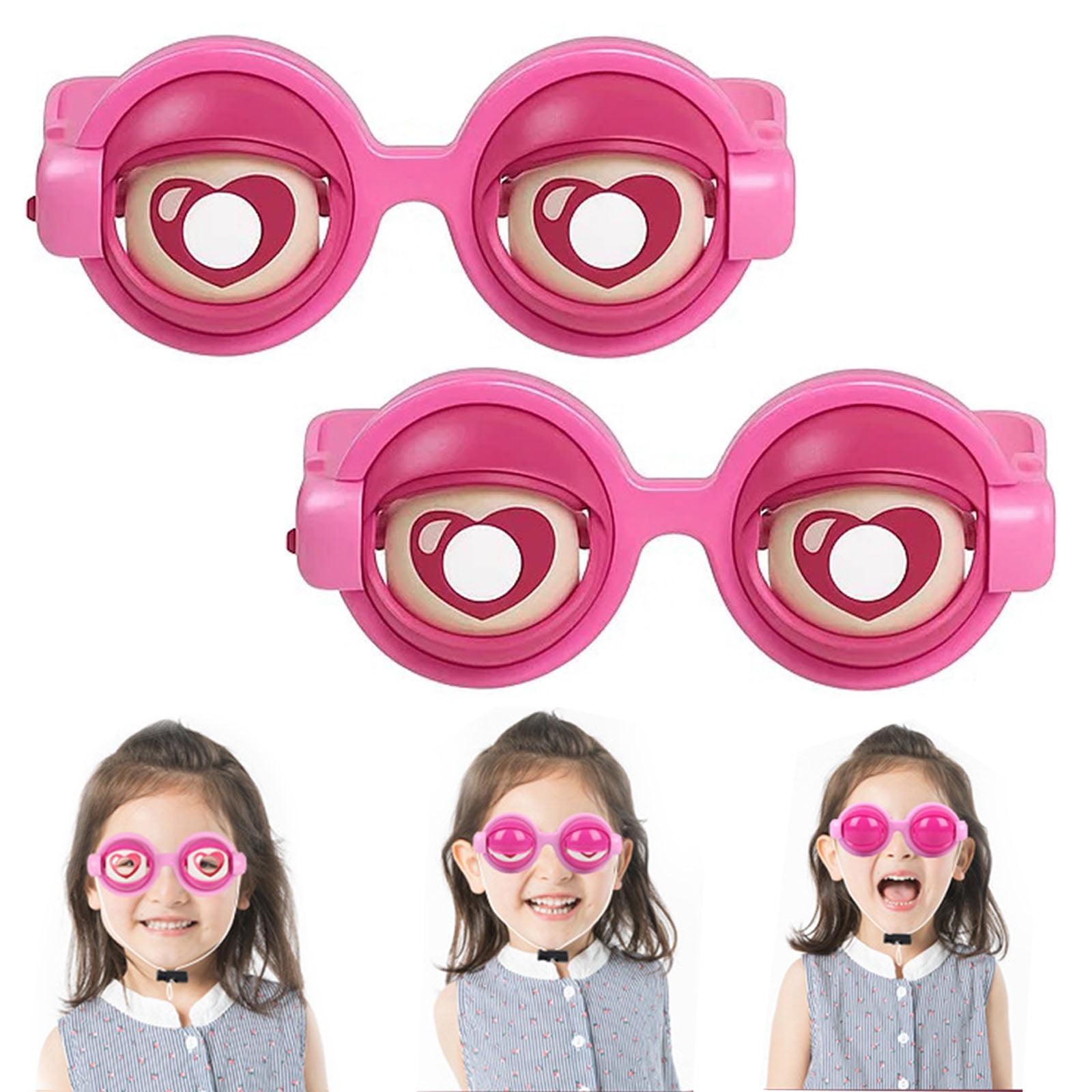 Winking Glasses - Kinetic Crazy Eyes Novelty Blinking Glasses with ...