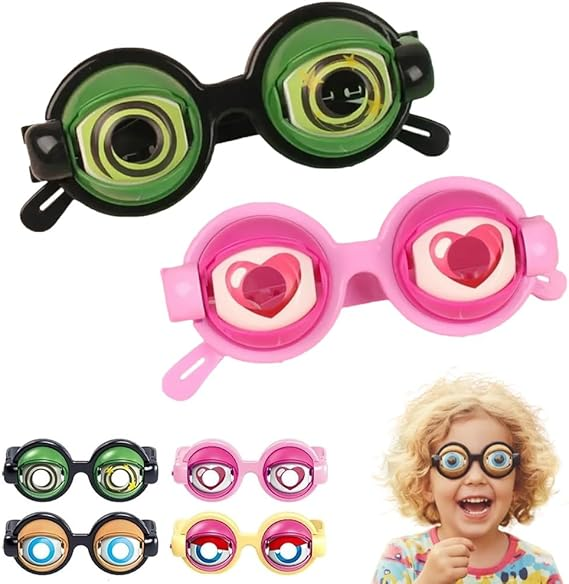 Winking Glasses for Shows & Parties – Kinetic Crazy Eyes Glasses with ...