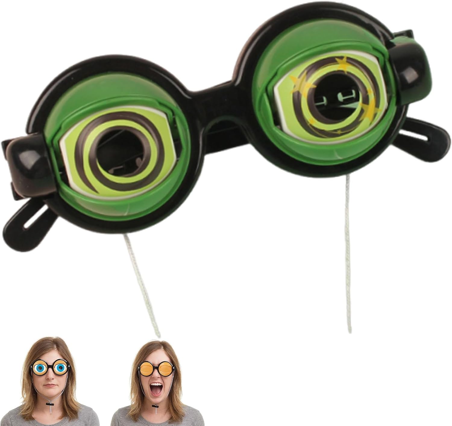 Winking Glasses for Shows & Parties – Kinetic Crazy Eyes Glasses with ...