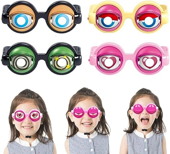 Winking Glasses for Shows & Parties – Kinetic Crazy Eyes Glasses with ...