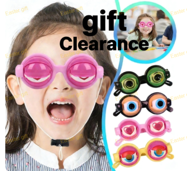 Winking Glasses with Blinking Eyes - Funny Crazy Blink Eye Glasses ...