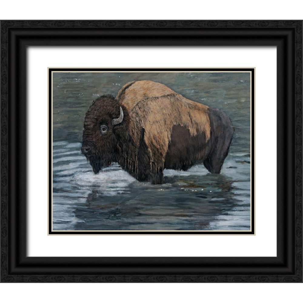 Winkler, Kathy 14x12 Black Ornate Wood Framed with Double Matting ...
