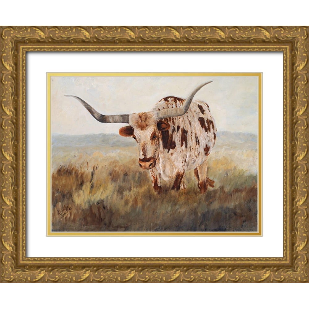 Winkler, Kathy 14x12 Gold Ornate Wood Framed with Double Matting Museum ...