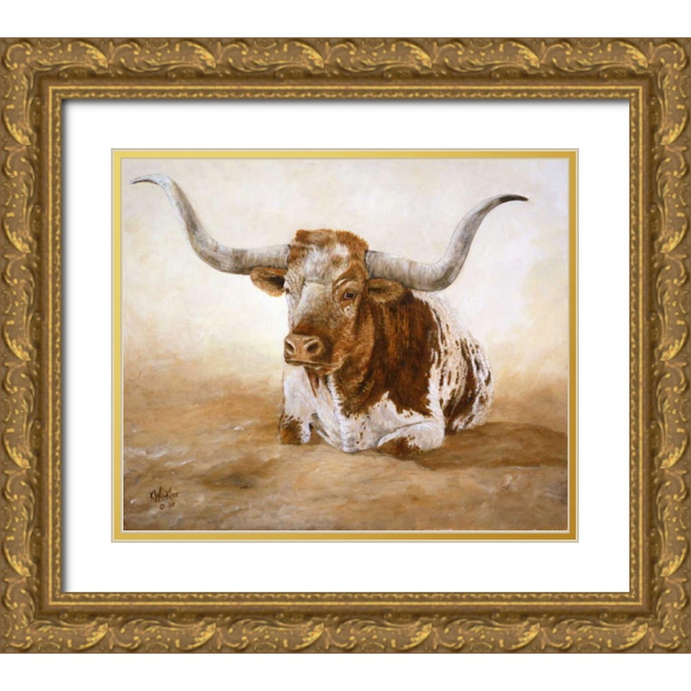 Winkler, Kathy 14x12 Gold Ornate Wood Framed with Double Matting Museum ...