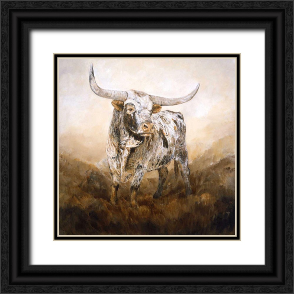 Winkler, Kathy 26x26 Black Ornate Wood Framed with Double Matting ...