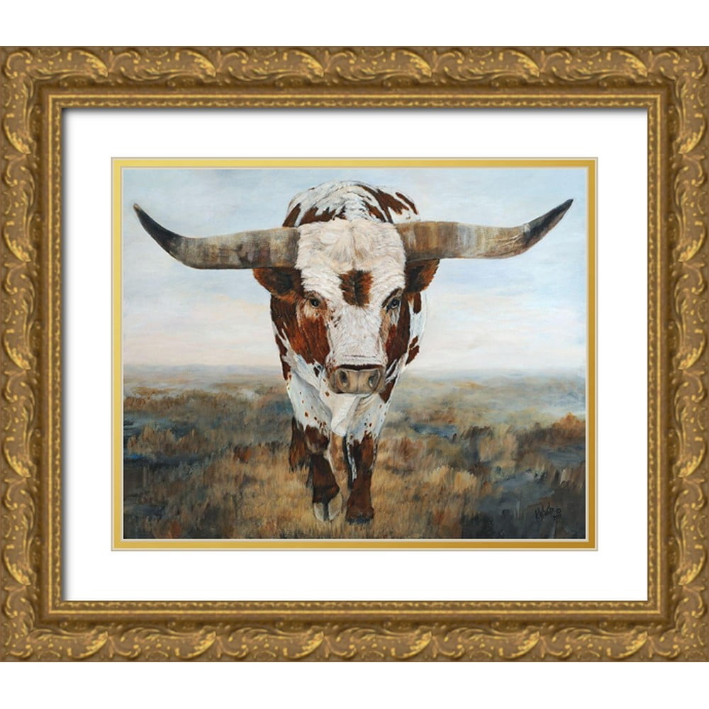 Winkler, Kathy 32x26 Gold Ornate Wood Framed with Double Matting Museum ...