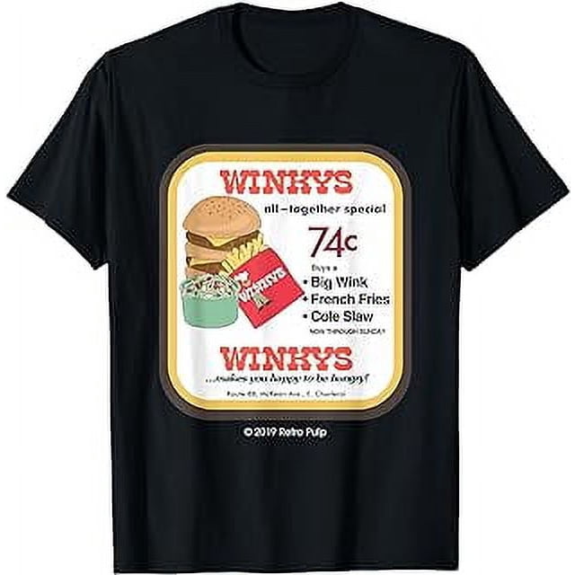 Winky's Hamburgers Winkys Pittsburgh Restaurant Tee T Shir - Walmart.com