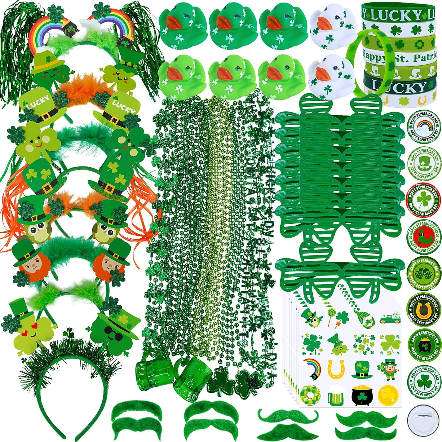Winlyn Bulk St. Patrick's Day Novelty Jewelry Assortment St. Patrick's ...