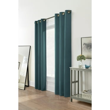 Winmate Insulated Cotton Tab Top Curtain Panel - Pair each 40" x 63" in ...