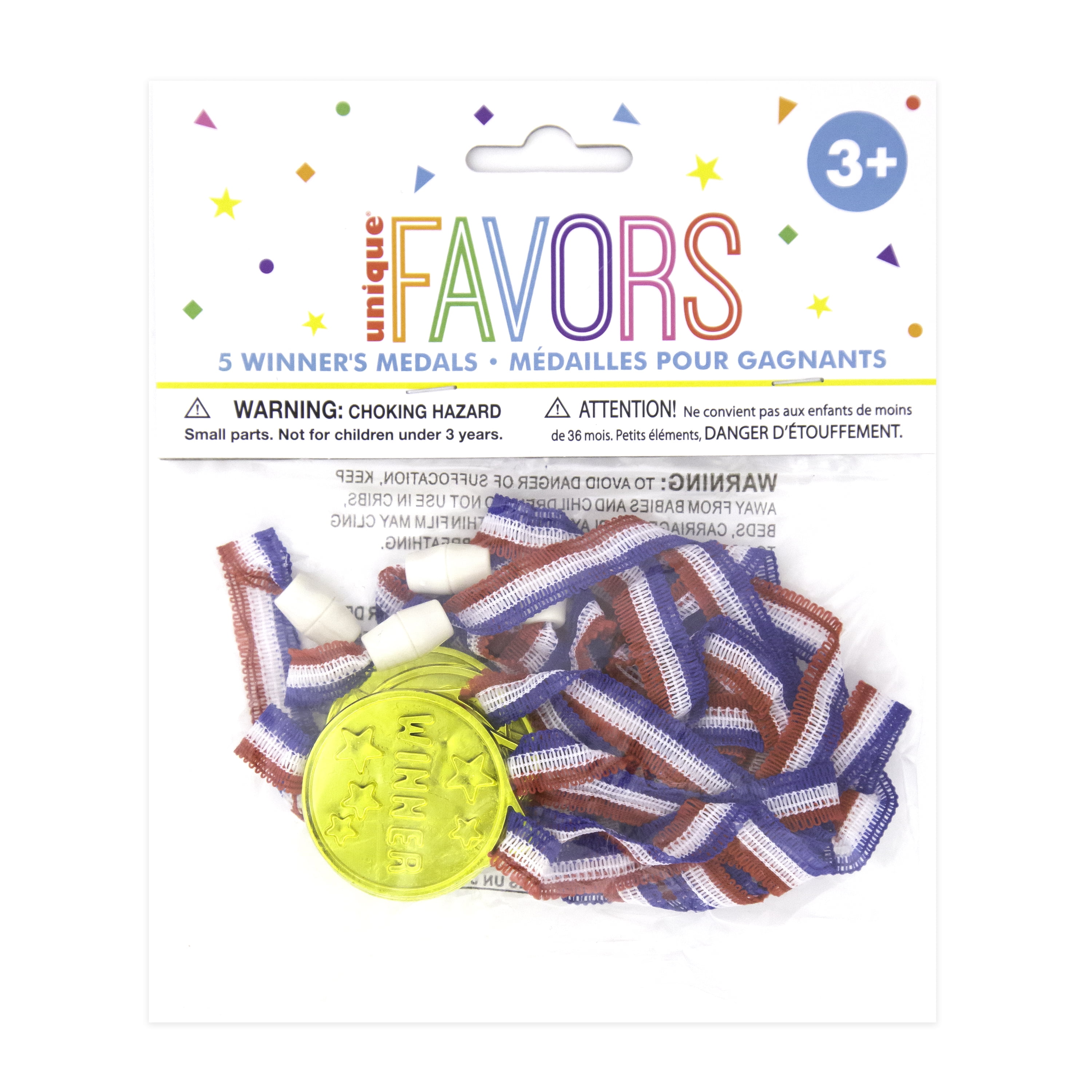 Winner Gold Medal Party Favors, 5ct - Walmart.com
