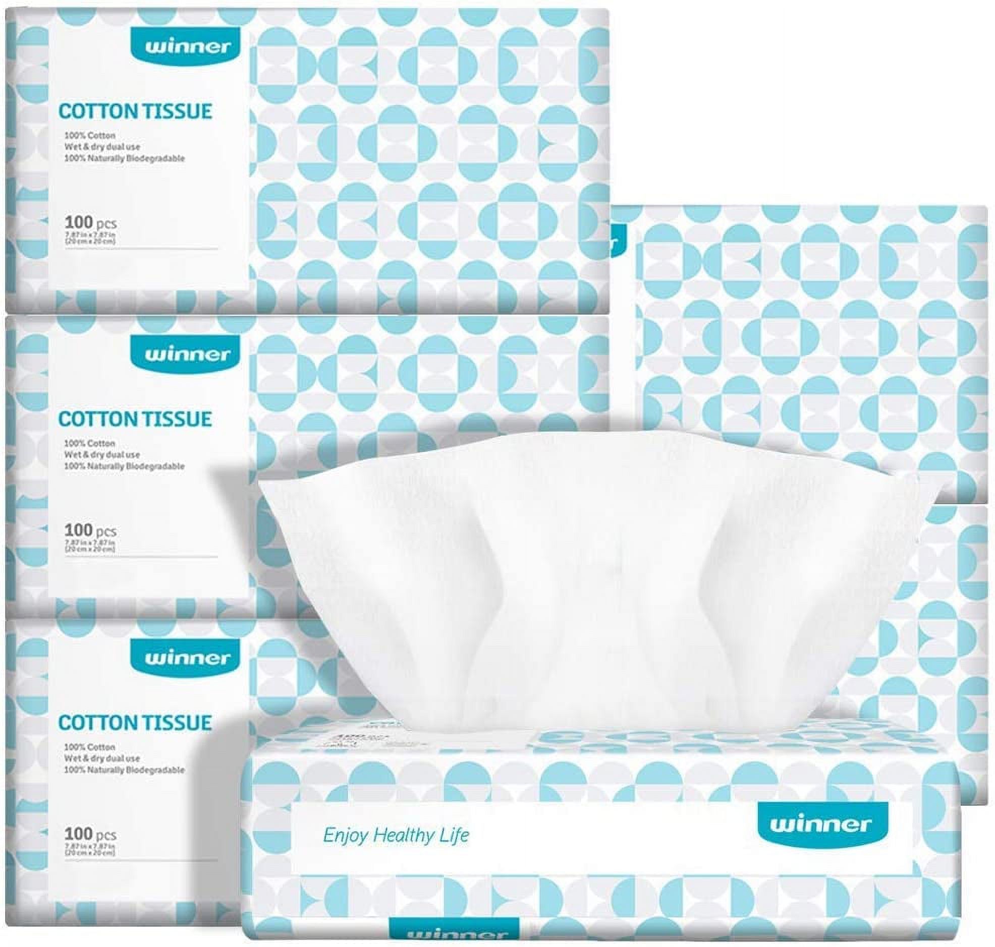 Parent's Choice Cotton Wipes, 5 Pack, 480 Count - Walmart.com