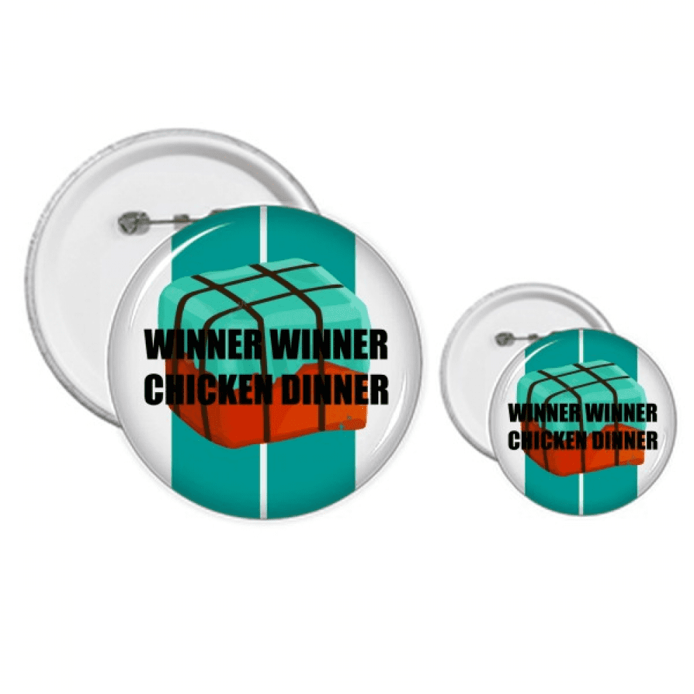 Winner Winner Chicken Winner Pins Badge Button Design Kit Craft Sets