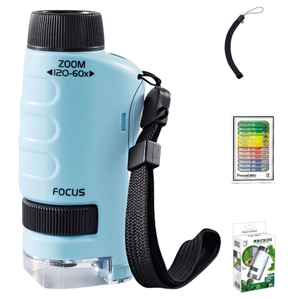 Winnereco Mini Microscope 60x-120x Magnification Handheld Microscope ...