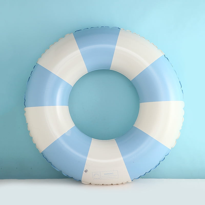 Winnerosd Classic Inflatable Striped Swimming Pool Ring Float, Blue ...