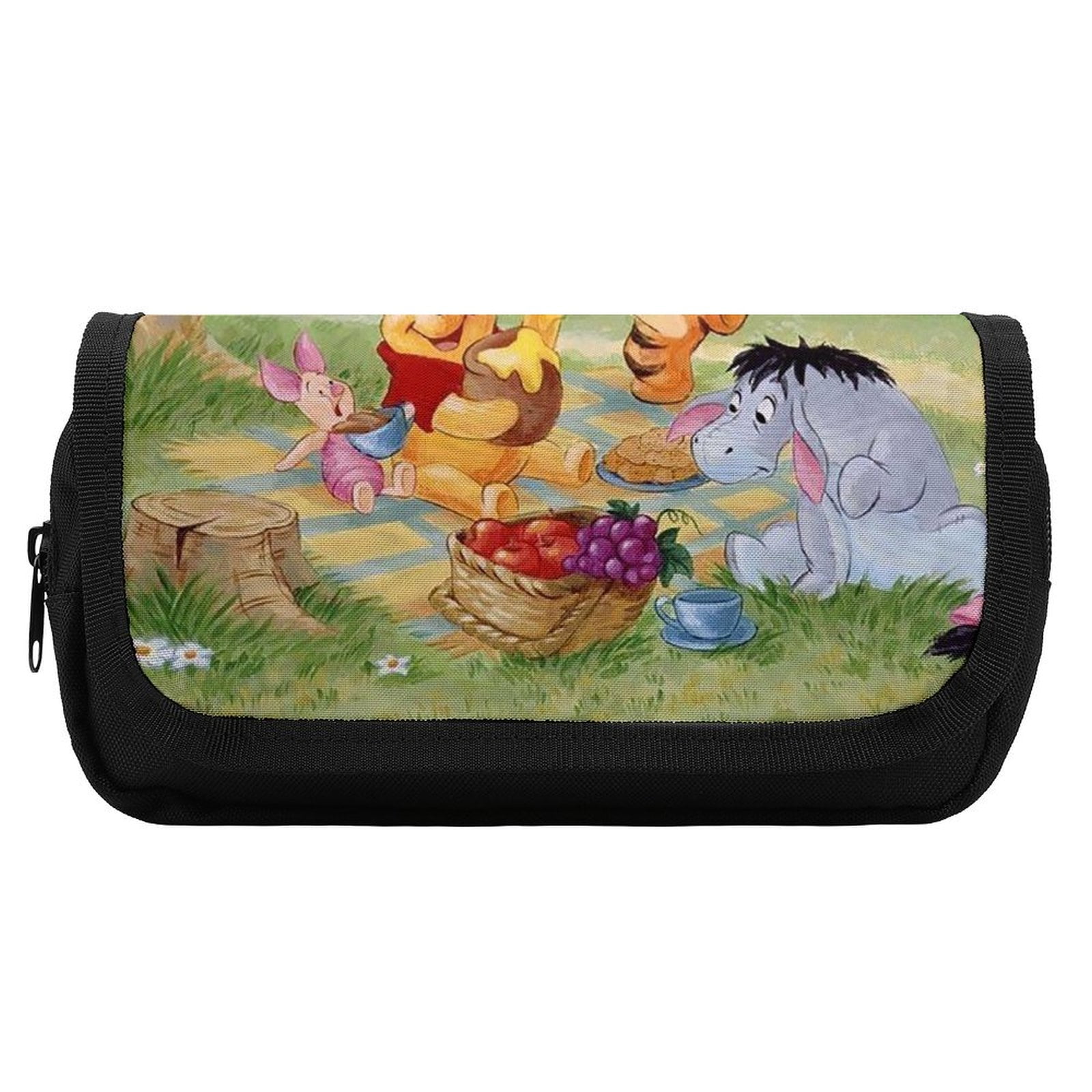 Winnie Big Capacity Pencil Case Bag with Zipper, Aesthetic Pencil Pouch ...