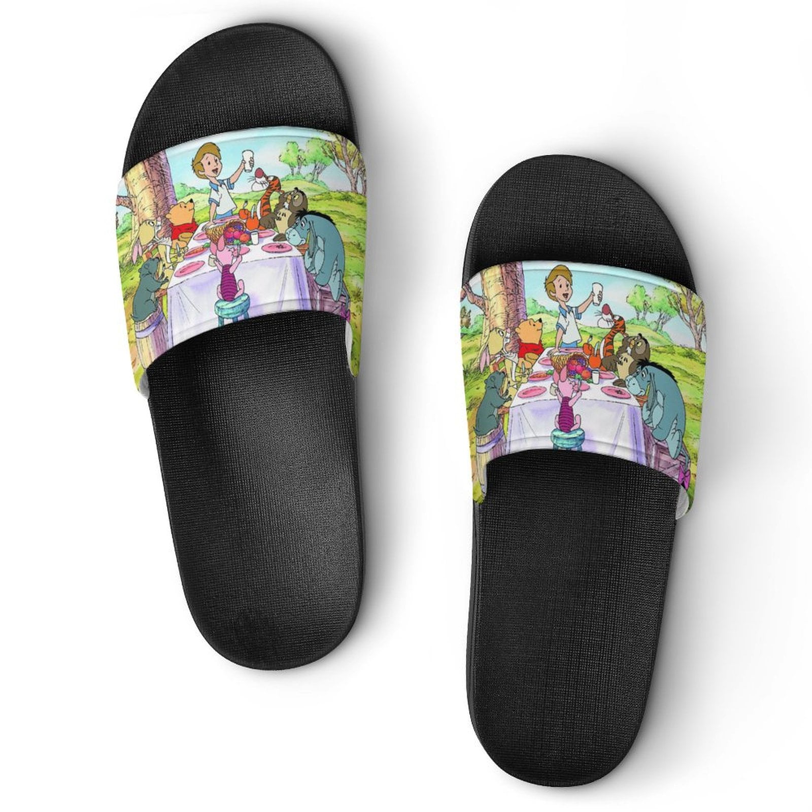 Winnie Boys Slide Sandals, Comfort Casual Pool Slide Outdoor, Slip-On ...