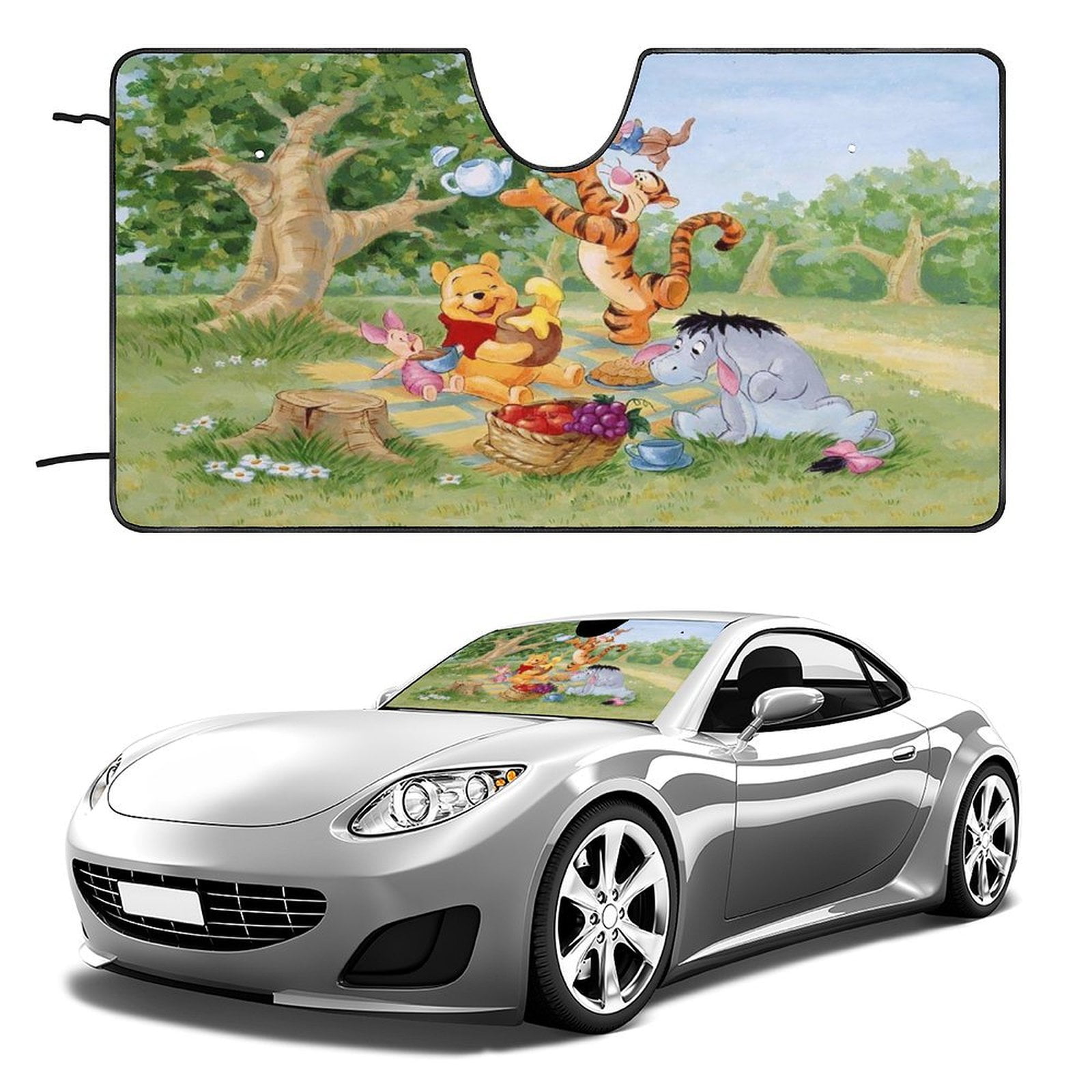 Winnie Car Windshield Sun Shade, Foldable Sun Shade for Car Truck SUV ...