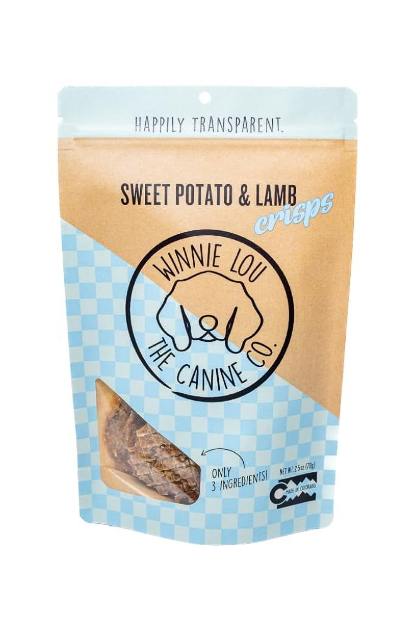 Winnie Lou Sweet Potato TMA2 & Lamb Crisps - Grain Free Healthy Dog ...