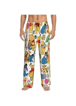 The Simpsons Mens Homer Pajama Pants Sleepwear Loungewear, Yellow, Size ...