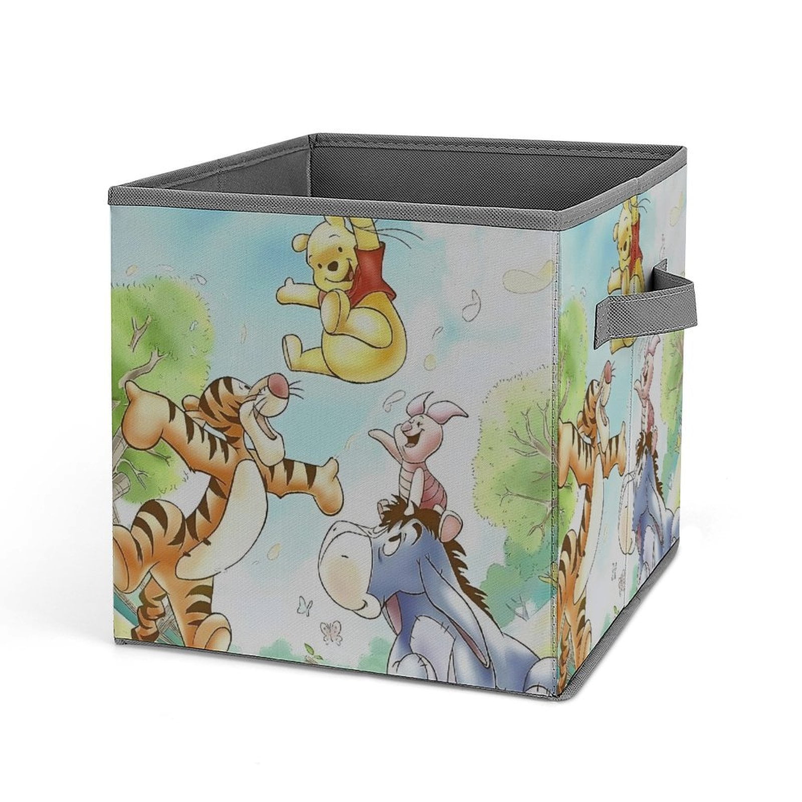 Winnie The Pooh Anime Cartoon Cube Storage Bins for Shelves, Storage ...