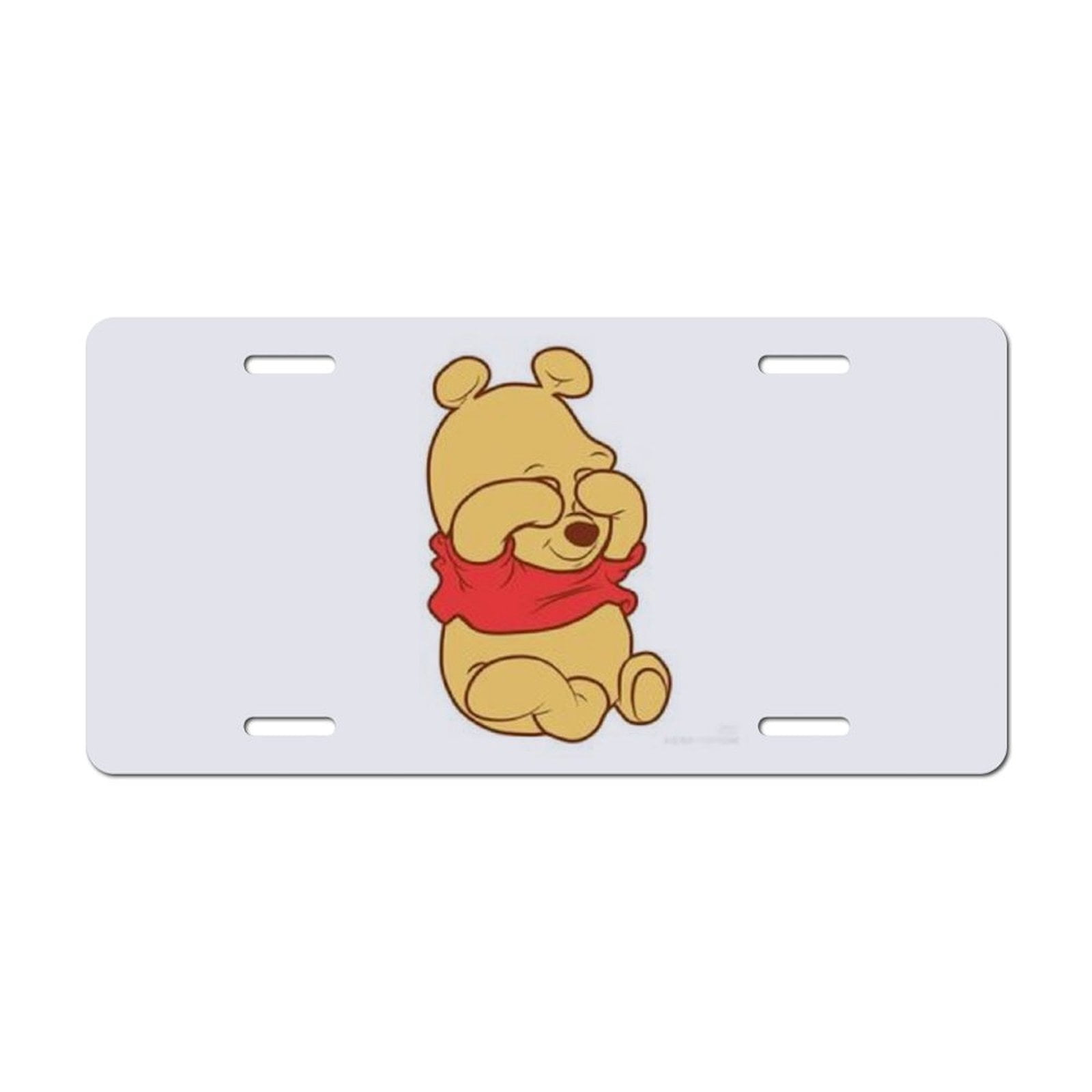 Winnie The Pooh Car License Plate Cute Anime License Plate Covers ...