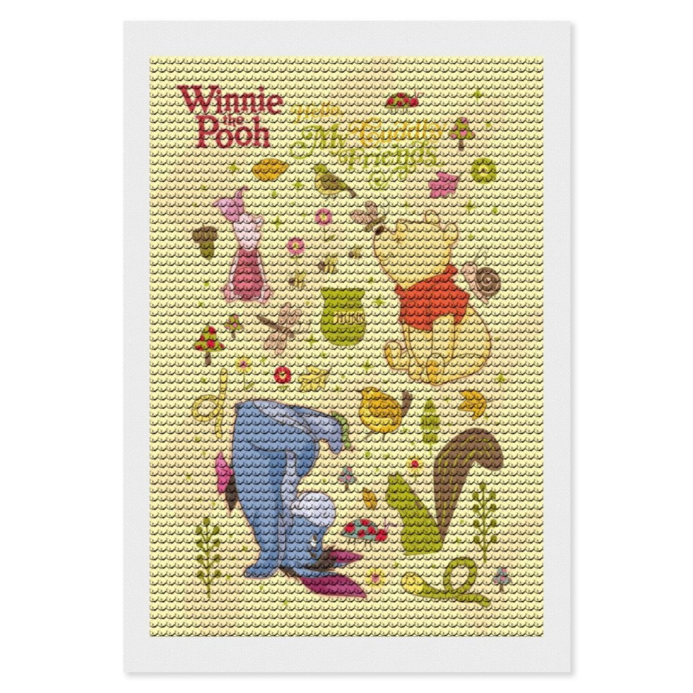 Winnie The Poo Diamond Art Kits for Adults Cartoon 5D DIY Diamond Art ...
