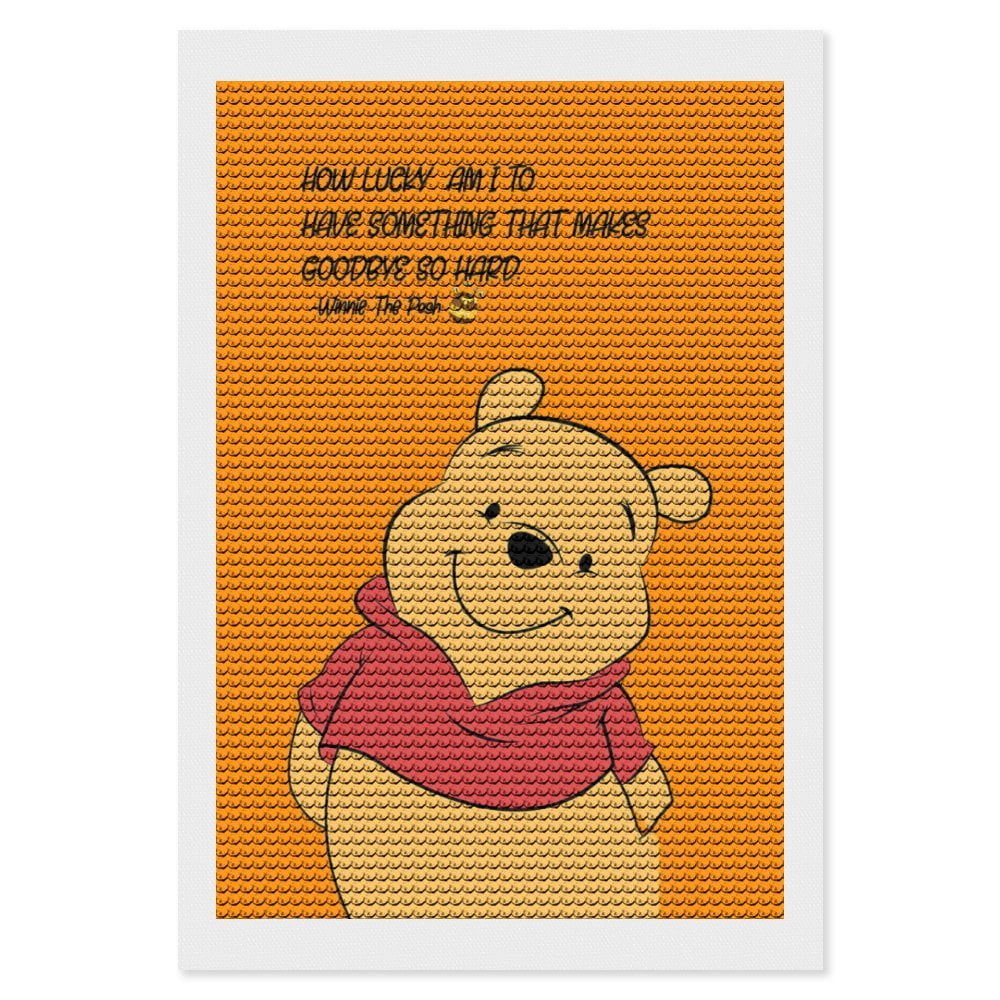 Winnie The Poo Diamond Art Kits for Adults Cartoon 5D DIY Diamond Art ...