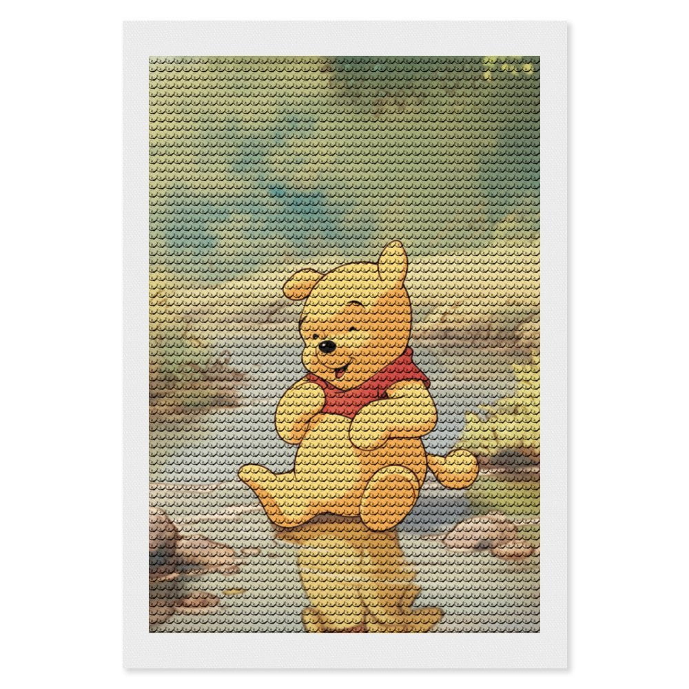 Winnie The Poo Diamond Art Kits for Adults Cartoon 5D DIY Diamond Art ...