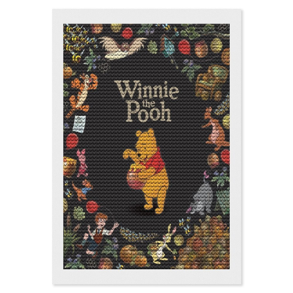 Winnie The Poo Diamond Art Kits for Adults Cartoon 5D DIY Diamond Art ...