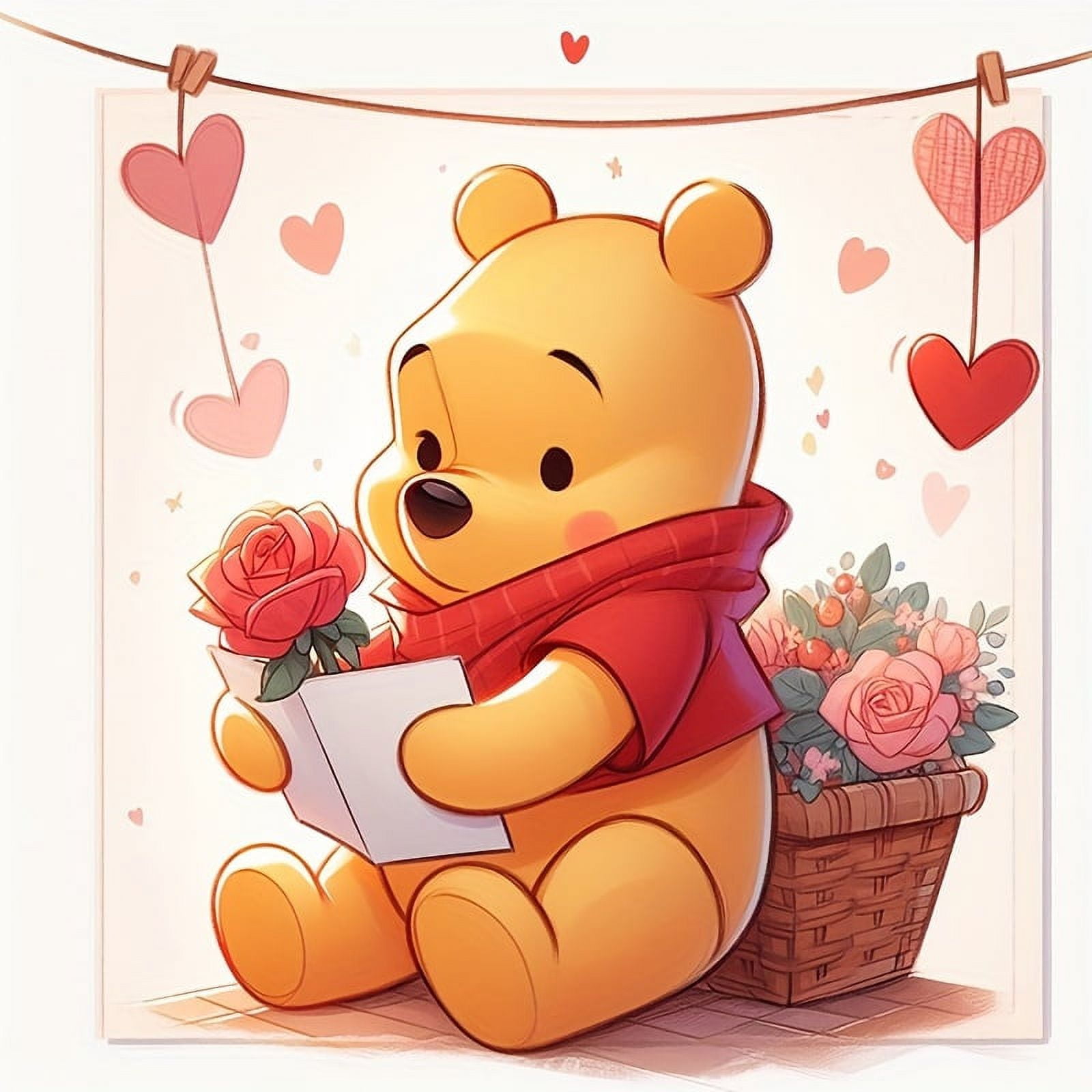 Winnie The Pooh Eeyore Diamond Art Painting , Perfect Valentines Day ...