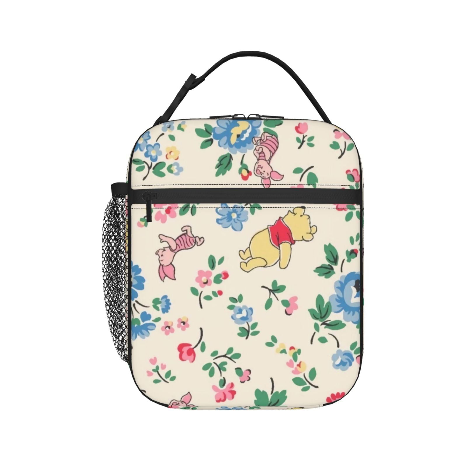 Winnie The Pooh Floral Circle Pooh Lunch Box,Lunch Box for Men,Lunch ...