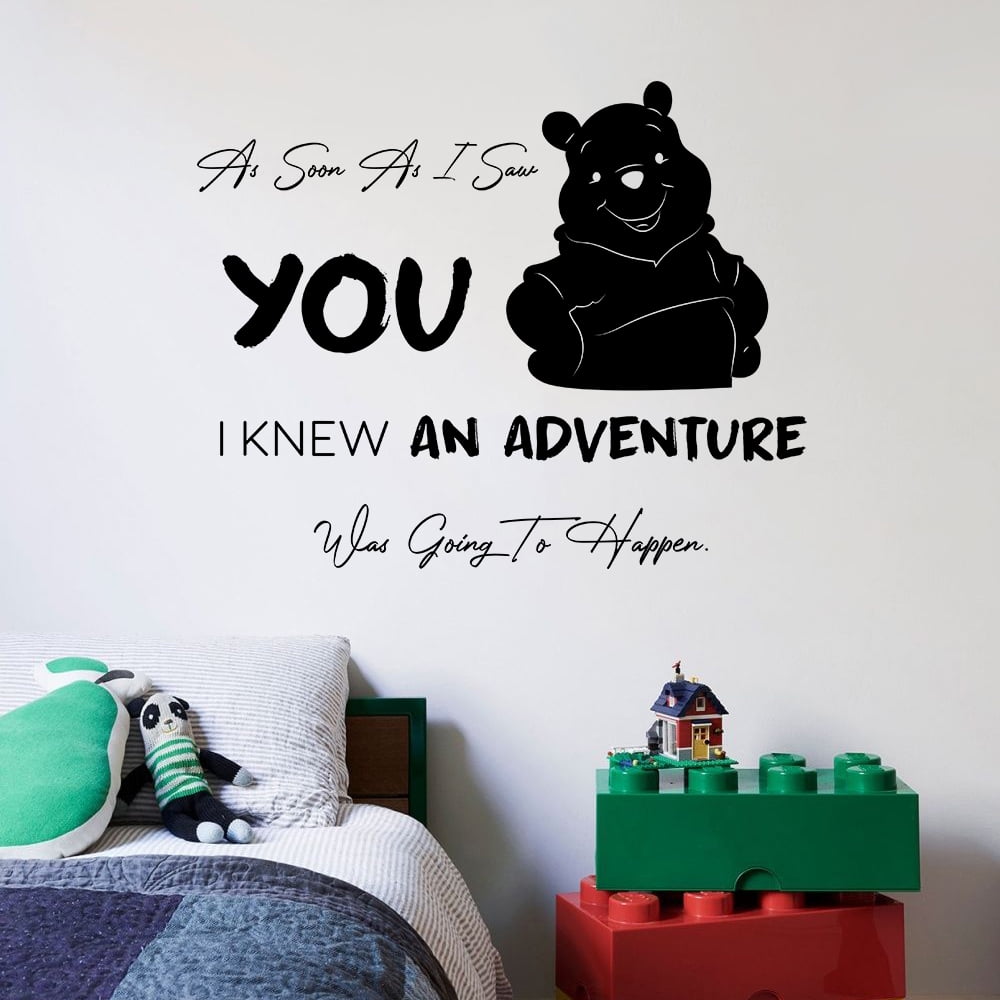 Winnie the Pooh I Knew An Adventure Quote Positive Life Inspiration ...