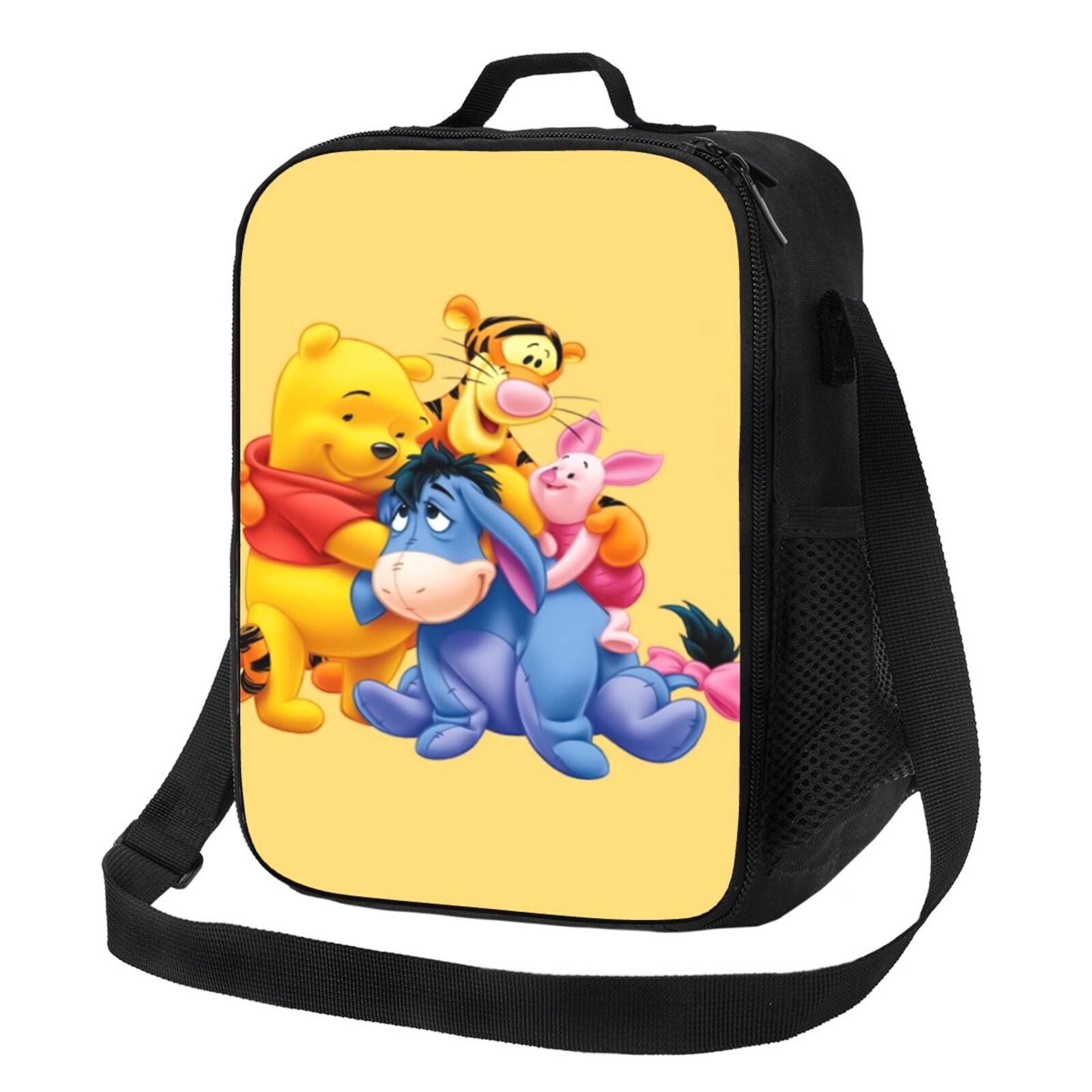 Winnie The Pooh Insulated Lunch Bag Cartoon Large Capacity Reusable ...