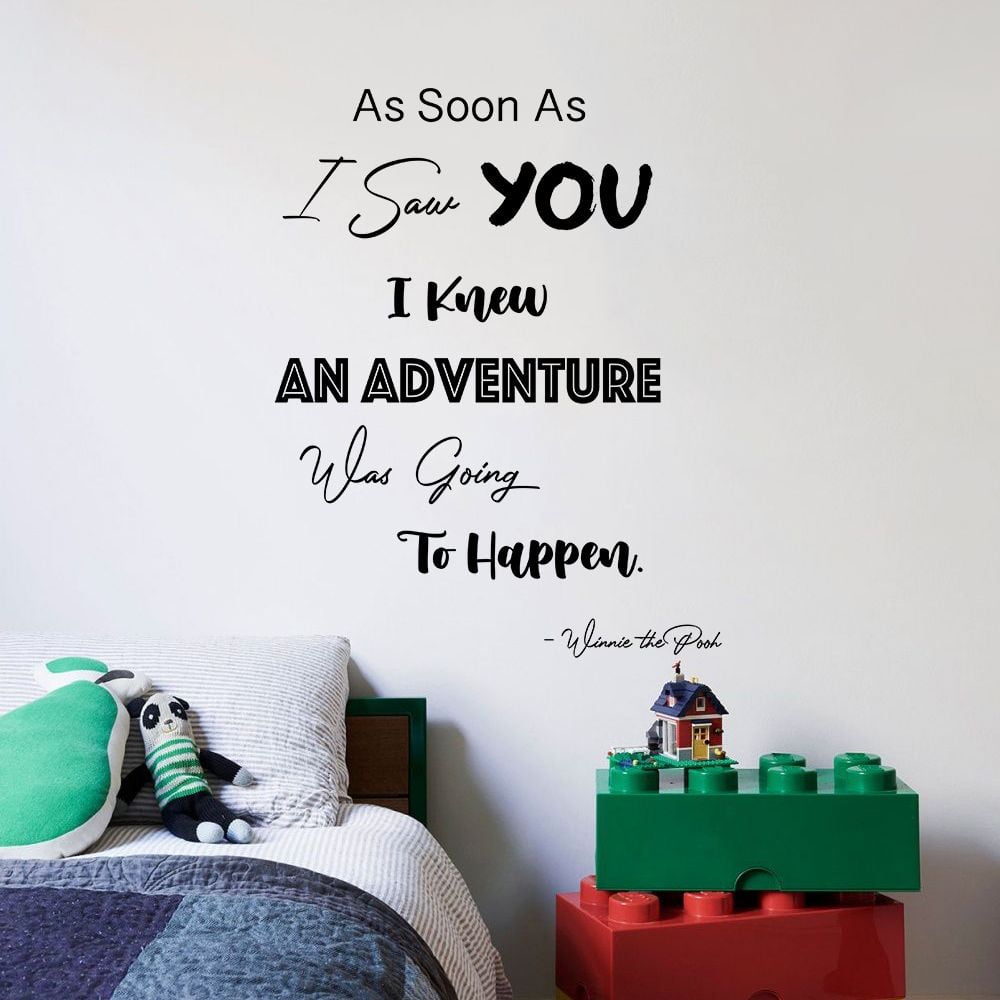 Winnie the Pooh As Soon As I Saw You Quote Positive Life Inspiration ...