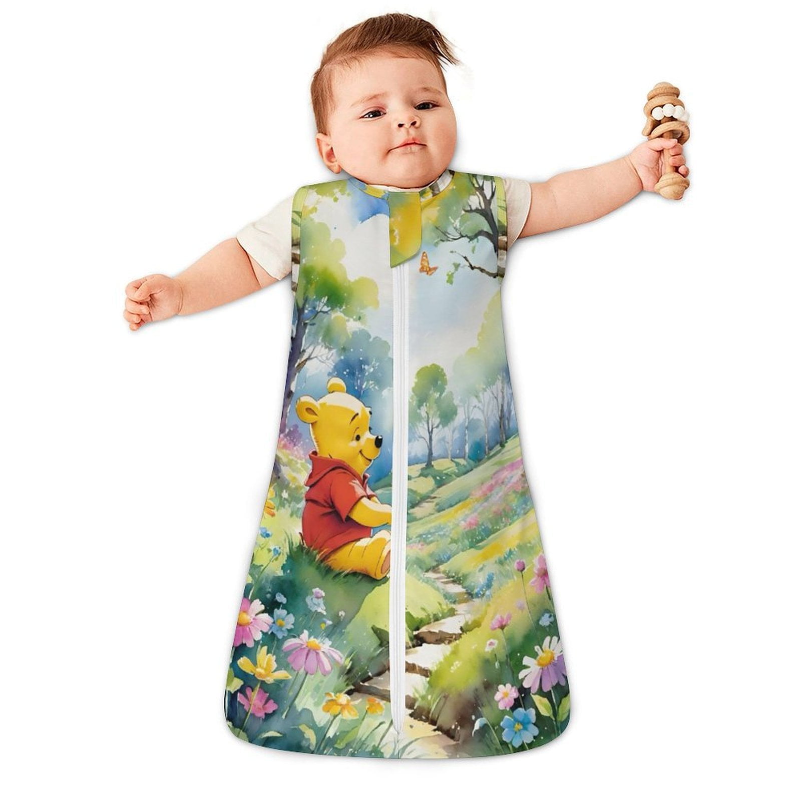 Winnie The Po0 Ba-by Sleep Sack Ba-by Wearable Blanket with Zipper ...