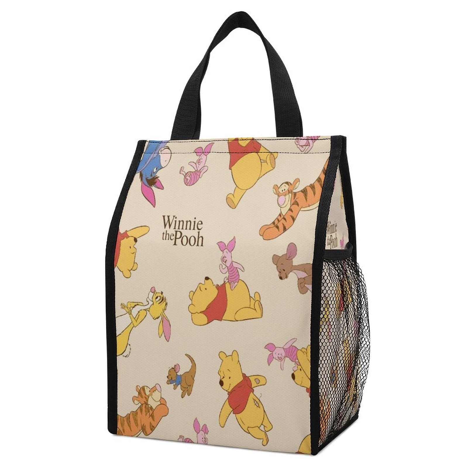 Winnie The Poo Insulated Lunch Bag Wide-Open Foldable Portable Lunch ...