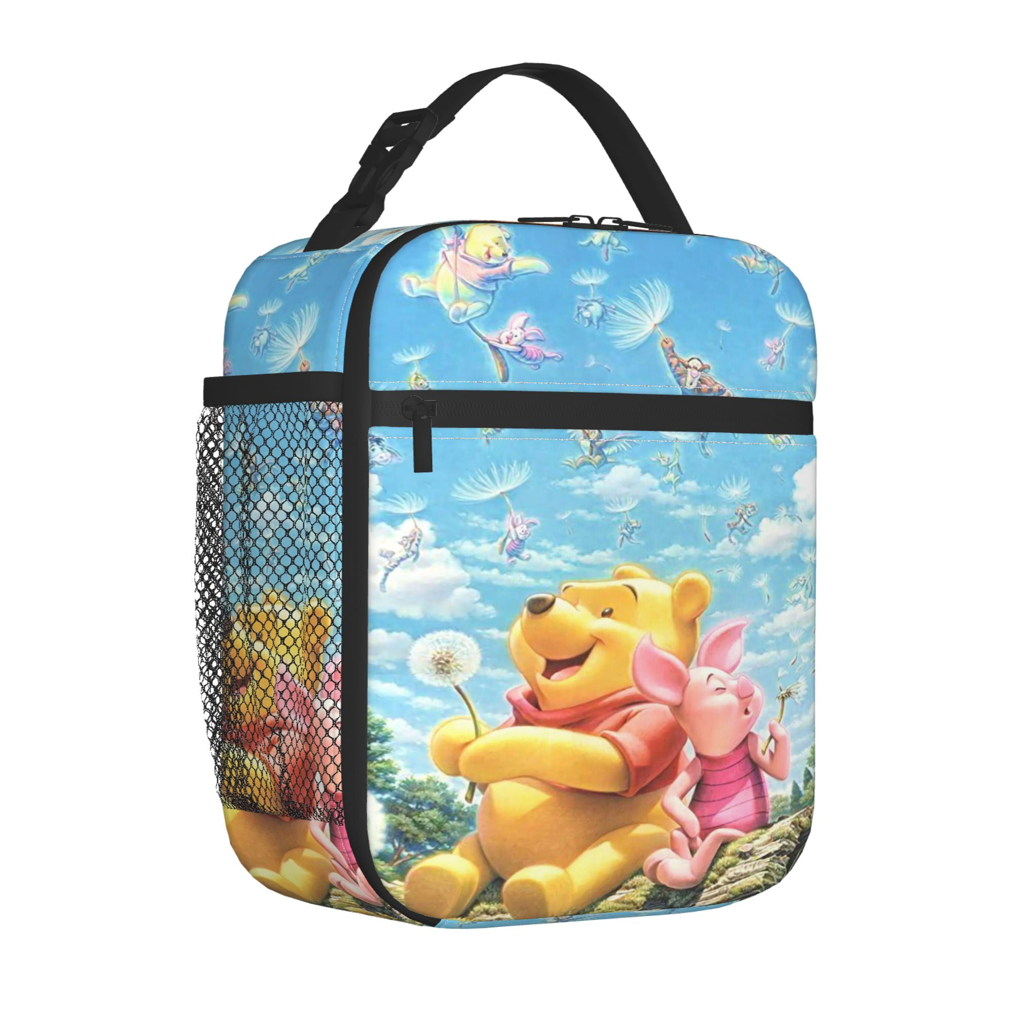Winnie The Poo Lunch Bag Reusable Insulated Lunch Box Meal Handbag To ...