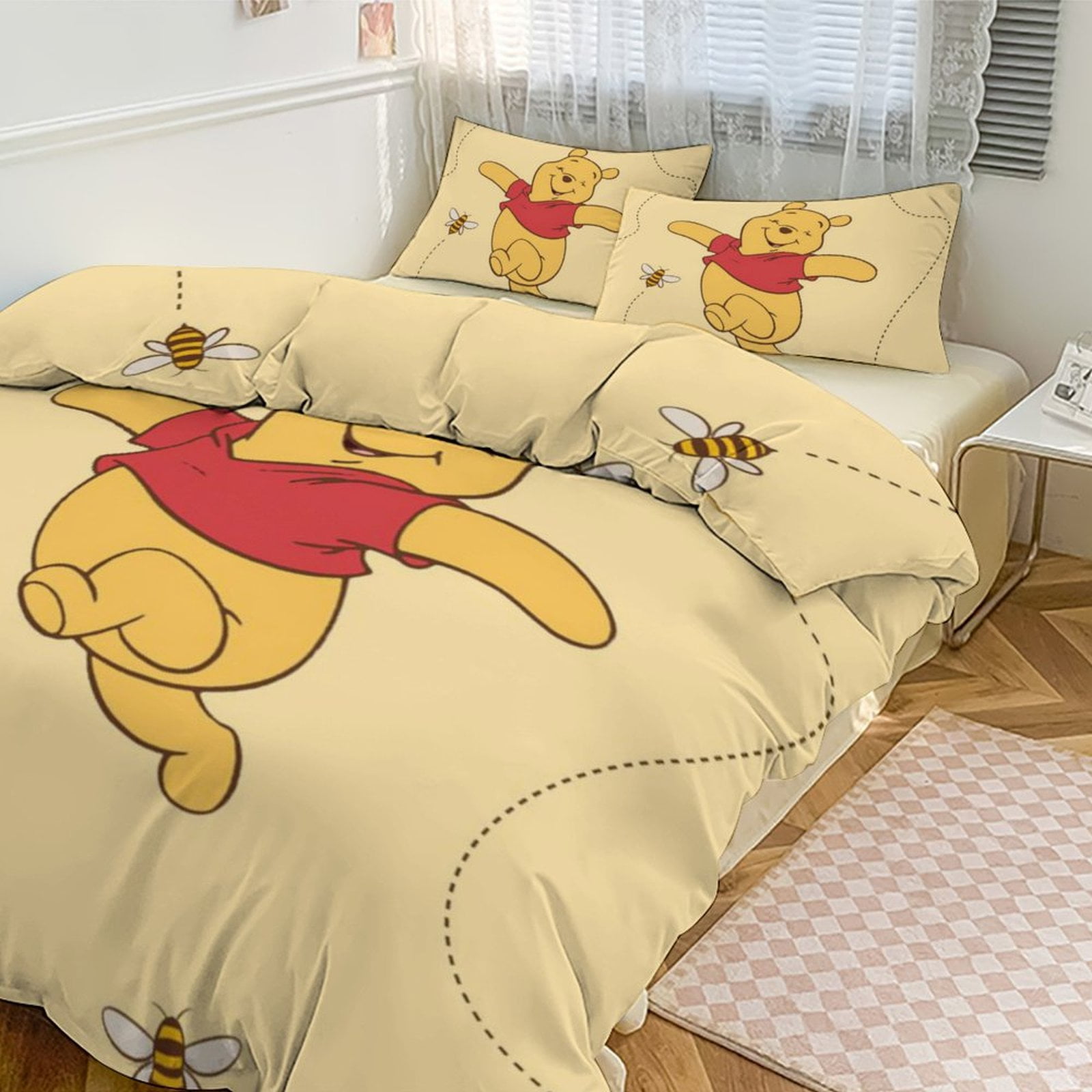 Winnie The Pooh 3-piece Twin bedding set, soft and skin-friendly for ...