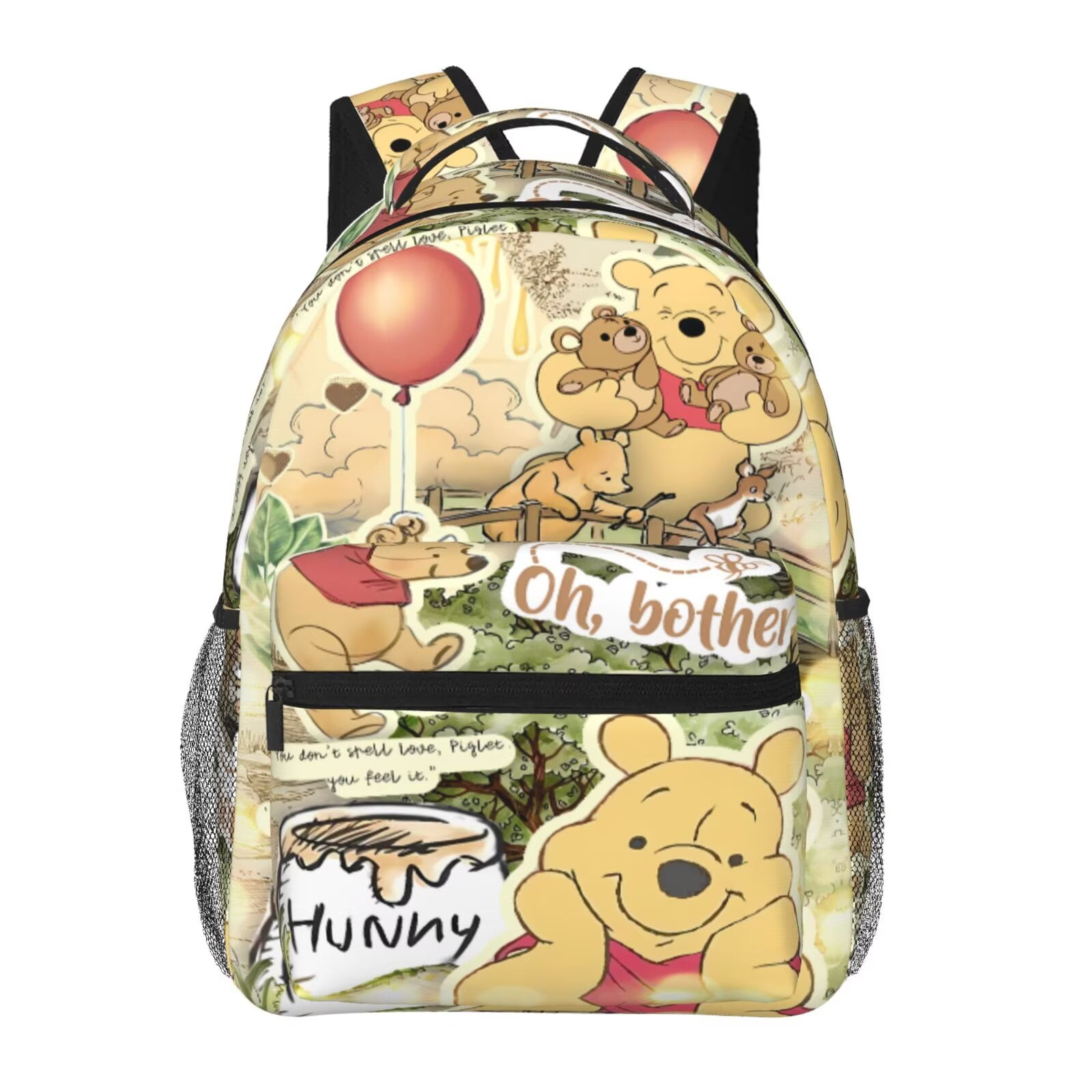 Winnie The Pooh Backpack 3D Print Adjustable shoulder strap Backpacks ...