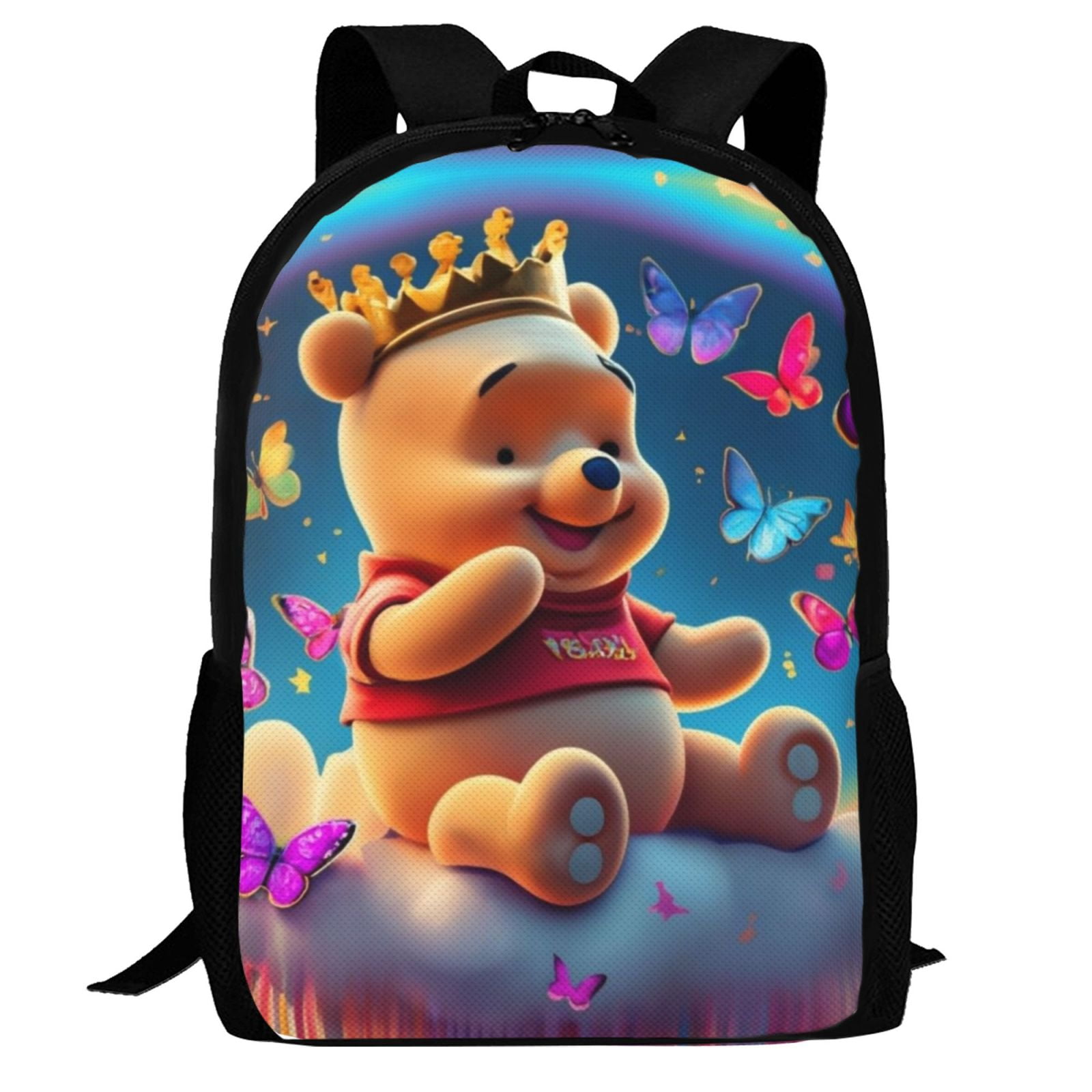 Winnie The Pooh Backpack,3d Print Laptop Backpack Lightweight Casual ...