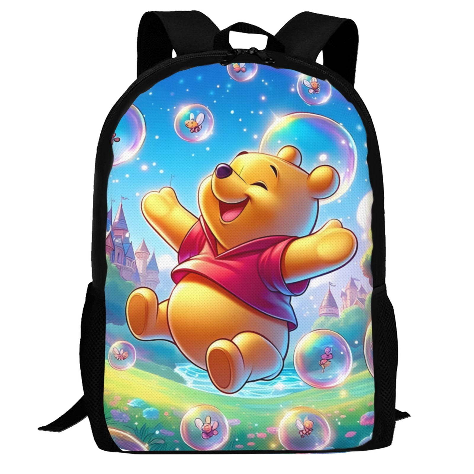 Winnie The Pooh Backpack,3d Print Laptop Backpack Lightweight Casual ...