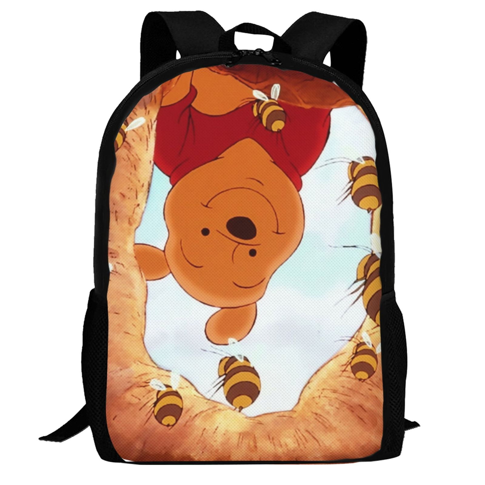 Winnie The Pooh Backpack,3d Print Laptop Backpack Lightweight Casual ...