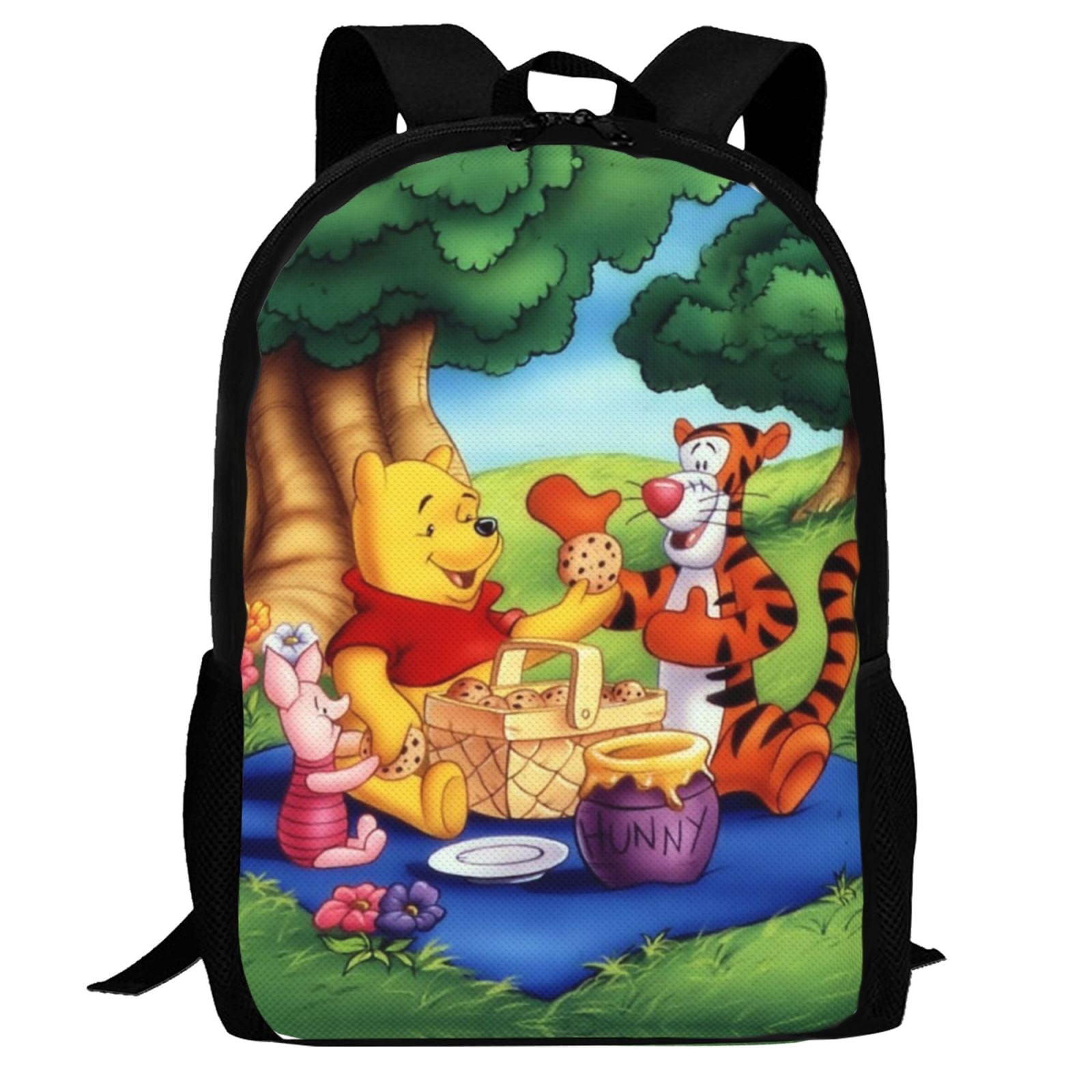 Winnie The Pooh Backpack,3d Print Laptop Backpack Lightweight Casual ...