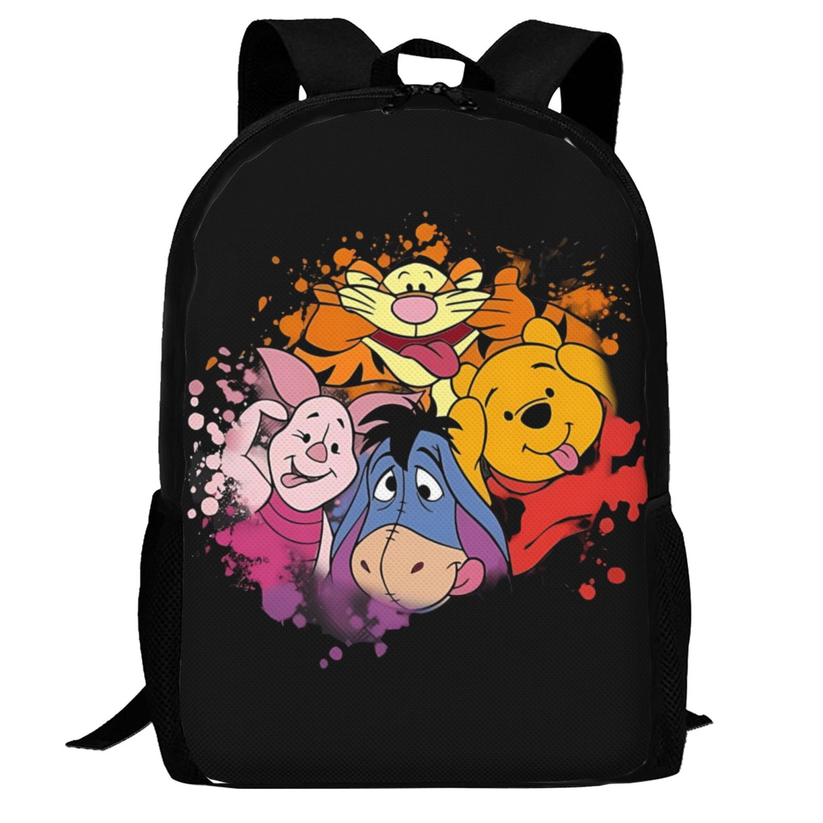 Winnie The Pooh Backpack,3d Print Laptop Backpack Lightweight Casual ...