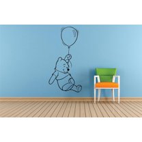 Winnie The Pooh Piglet Balloon Flying Cartoon Characters Silhouette ...
