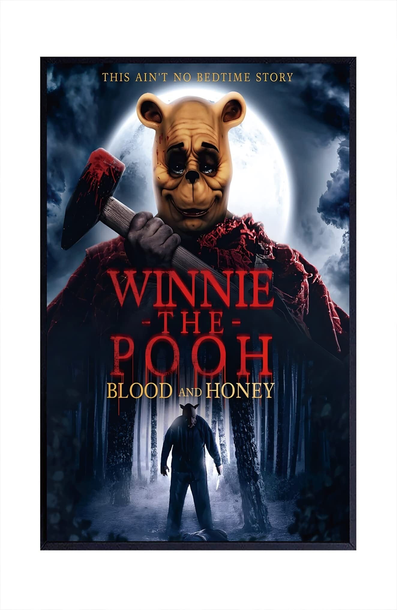 Winnie-The-Pooh Blood and Honey horror movie Poster Cool Wall Decor Art ...