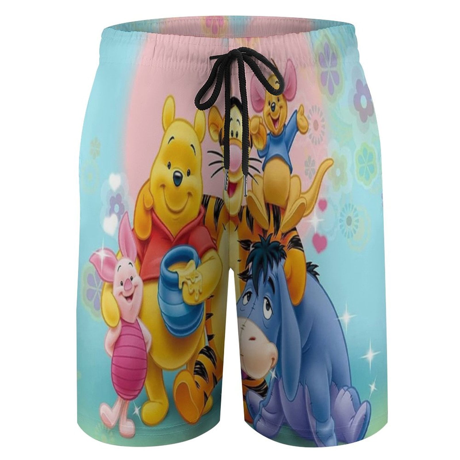 Winnie The Pooh Boys Girls Beach Shorts Quick Dry Beach Swim Trunks ...
