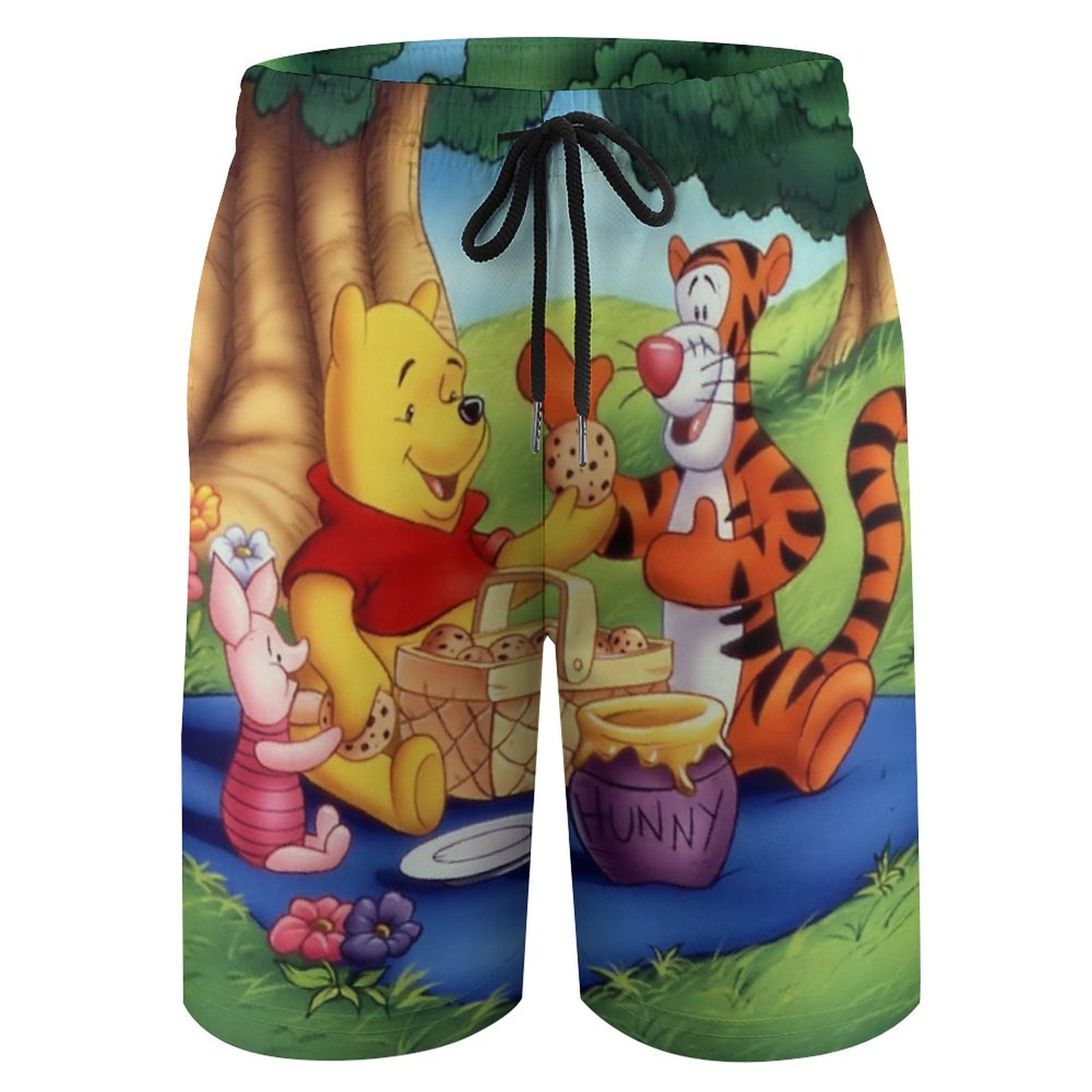 Winnie The Pooh Boys Girls Beach Shorts Quick Dry Beach Swim Trunks ...